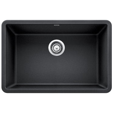 Blanco PRECIS Super Single Bowl SILGRANIT Sink Cinder - Walmart.com