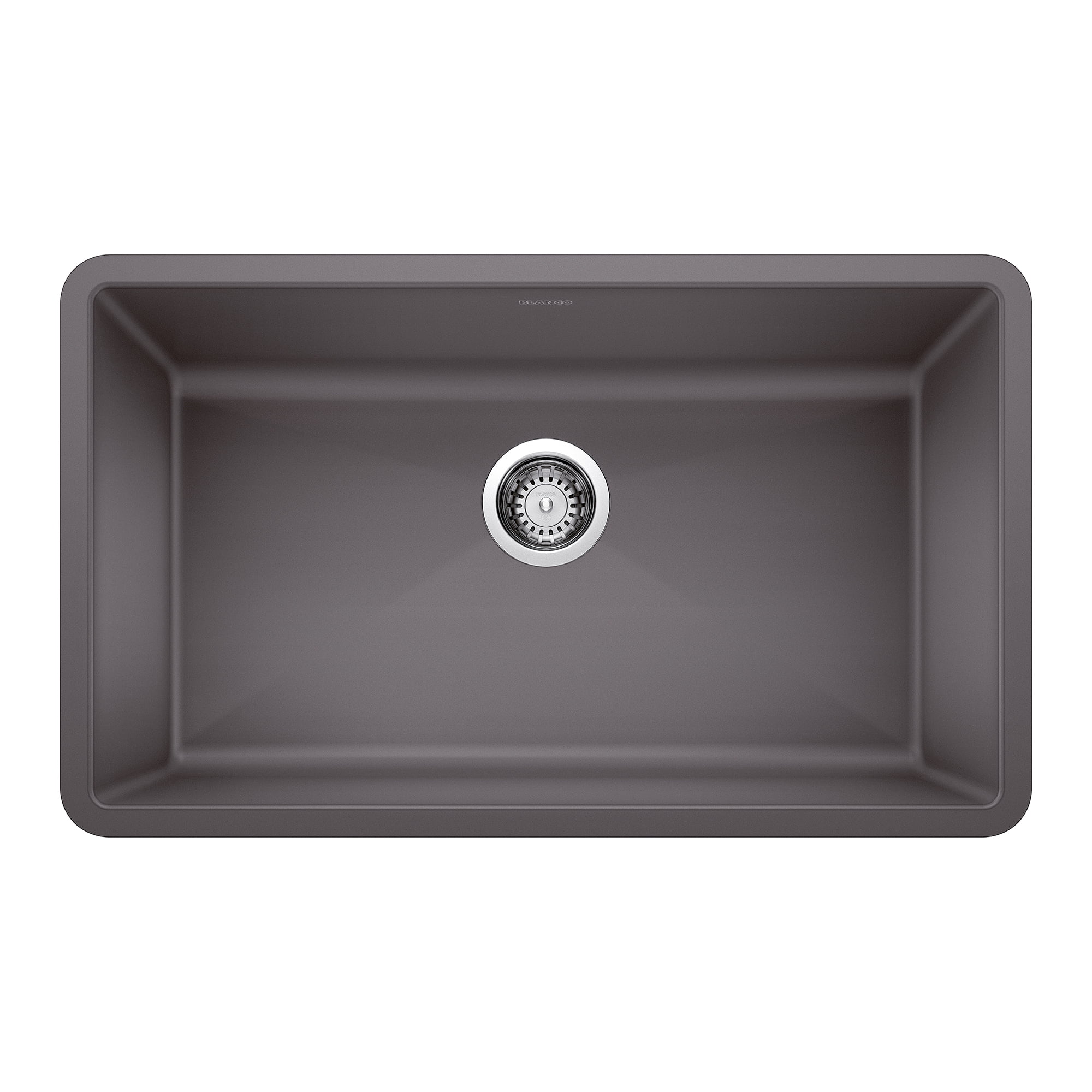 Blanco PRECIS Super Single Bowl SILGRANIT Sink Cinder - Walmart.com