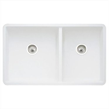 Blanco DIAMOND 1-3/4 with Low Divide Reverse SILGRANIT Sink Metallic ...