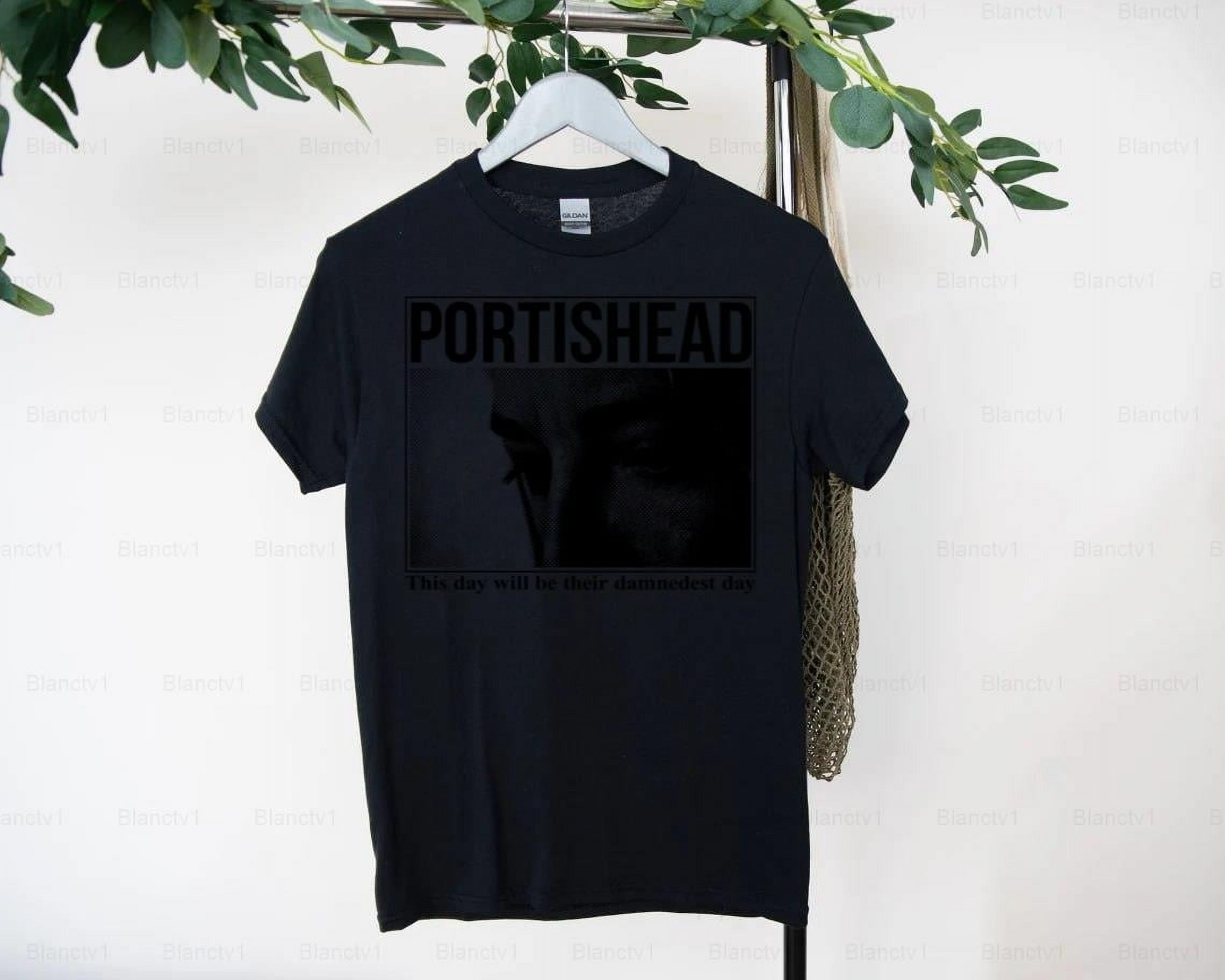 Blanctv1 Portishead Retro 1997 Tour T-Shirt Vintage Rock Band Tee, for men & women, up to size ...