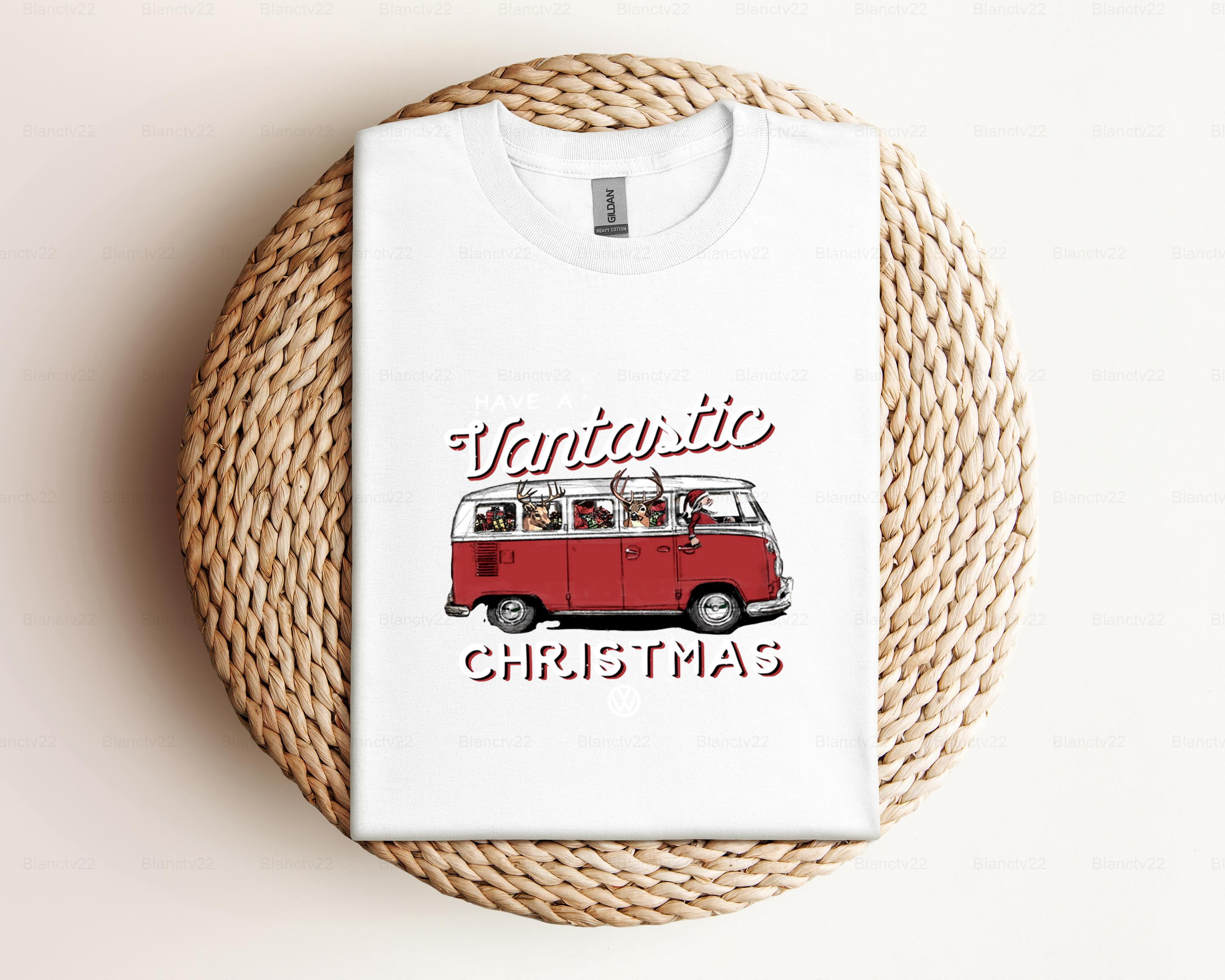 Blanctv22 Volkswagen Christmas Hoodie Camper Van Holiday Vantastic Pullover, for men & women, up ...