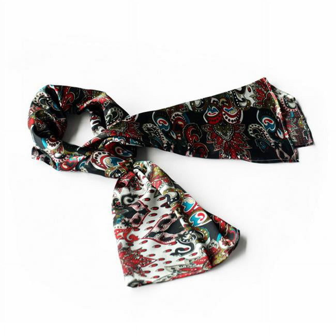 Blando Black & Blue Paisley Pattern Fashion Scarf - Small - Walmart.com