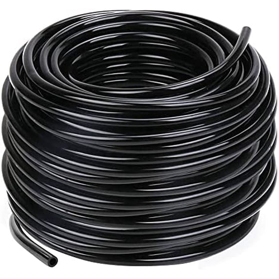 Blank 100 FT Distribution Tubing Irrigation Drip Hose, 1/4 Inch Drip ...