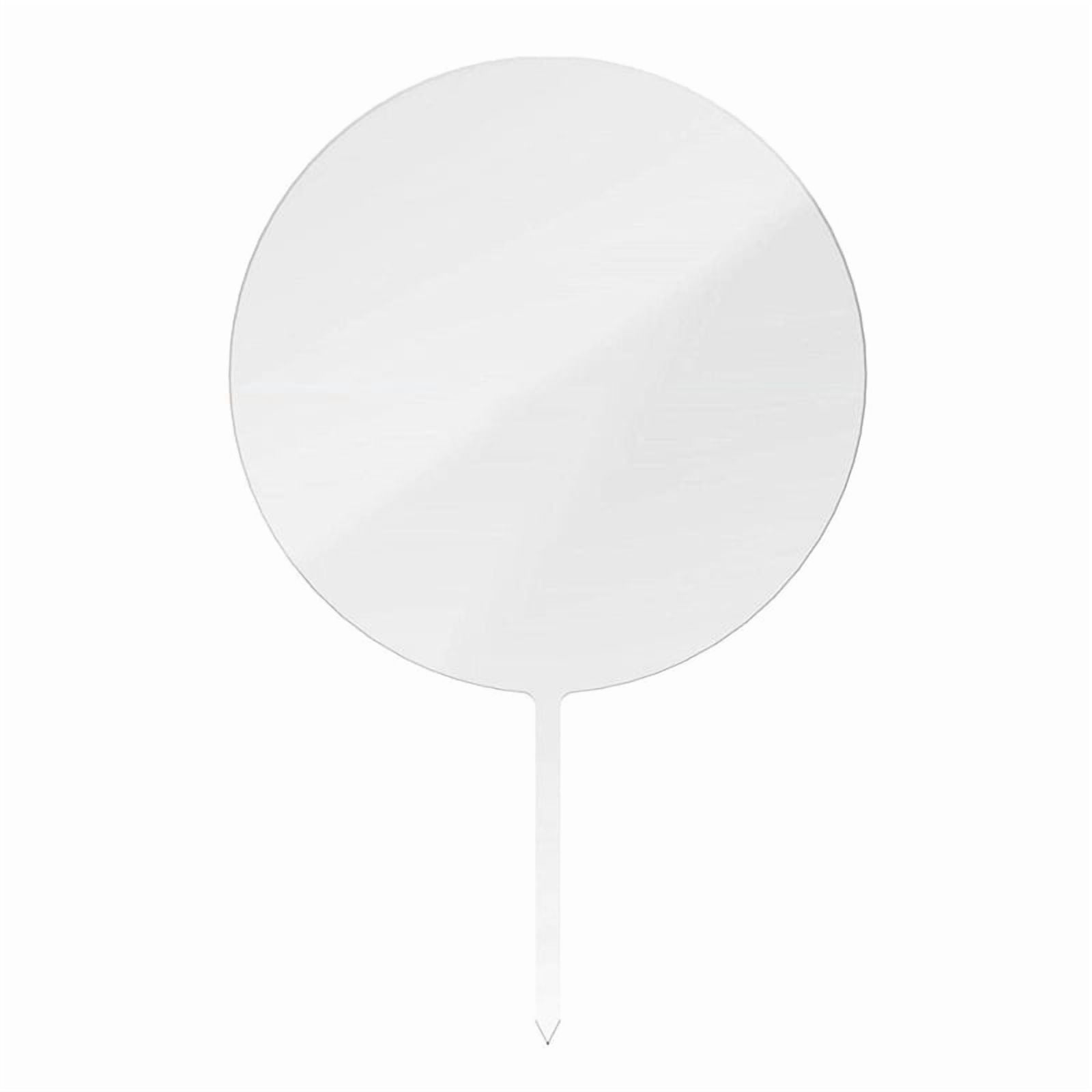 Blank Acrylic Cake Topper Clear DIY Personalized Birthday Wedding ...
