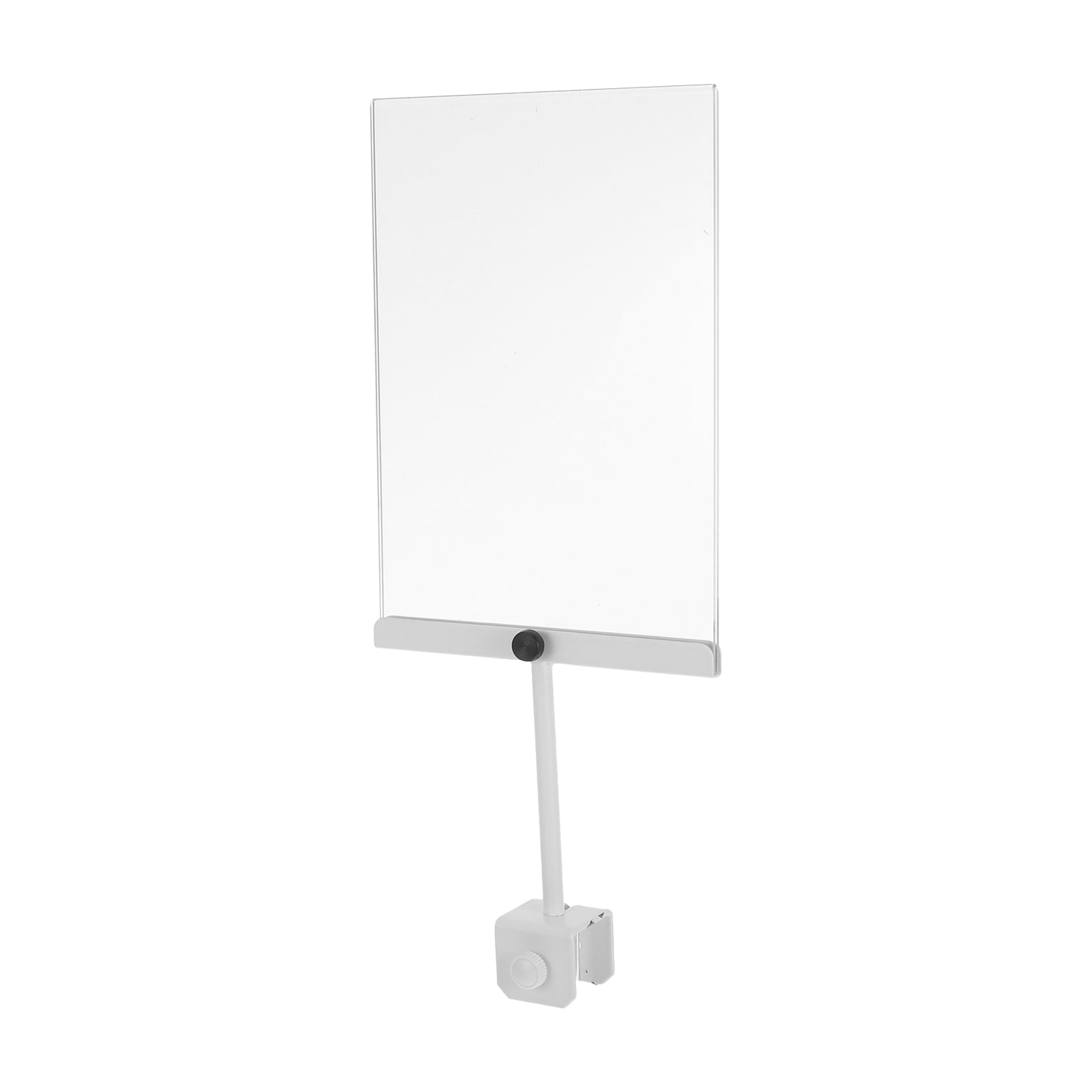 Blank Acrylic Frame Sign Holder Clamp On Sign Holder Card Display ...