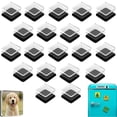 Blank Acrylic Fridge Magnets, 10 Pack 2"x2" Clear Square DIY Photo ...