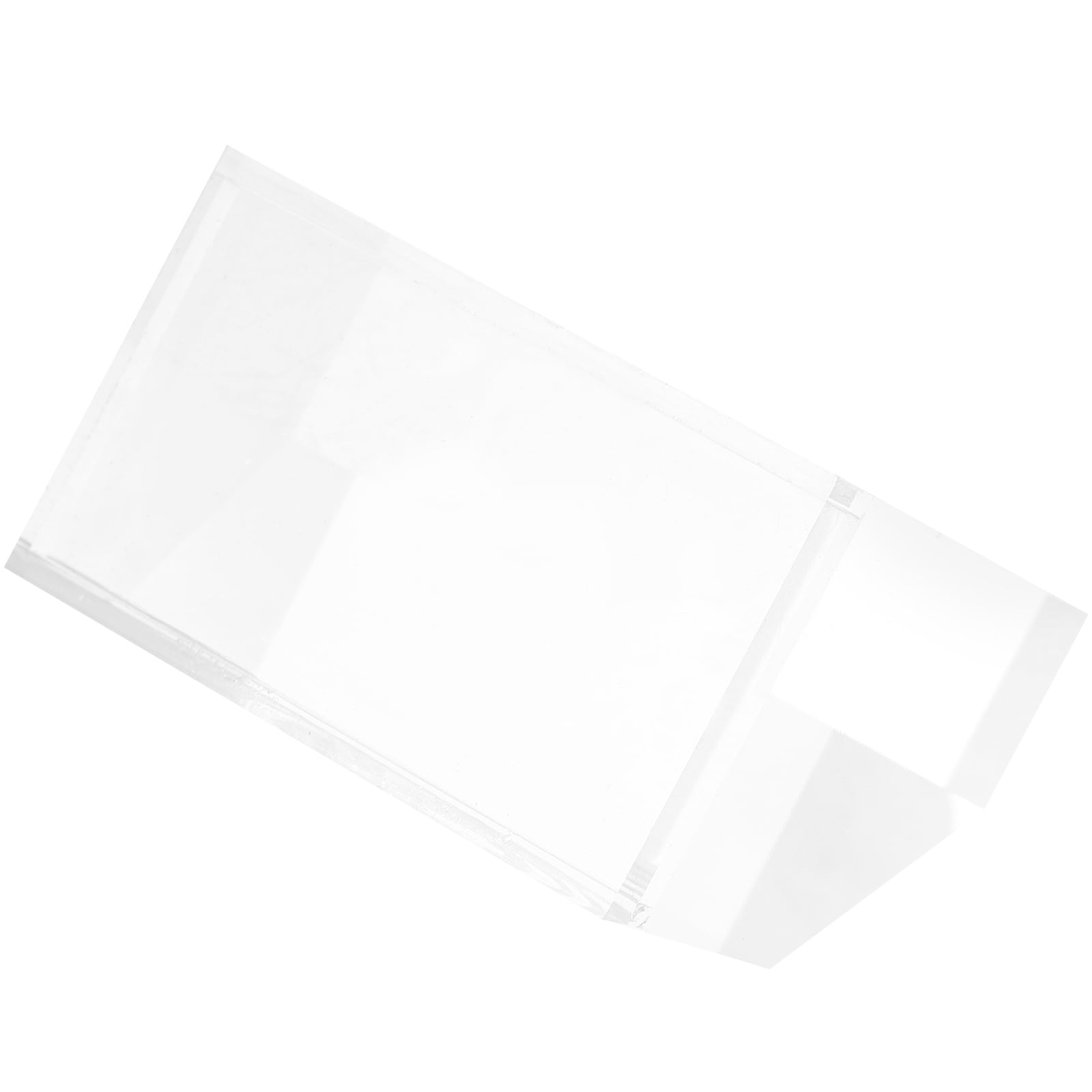 Blank Acrylic Signs Rectangle Decorate Table Number Clear Easel Frame ...