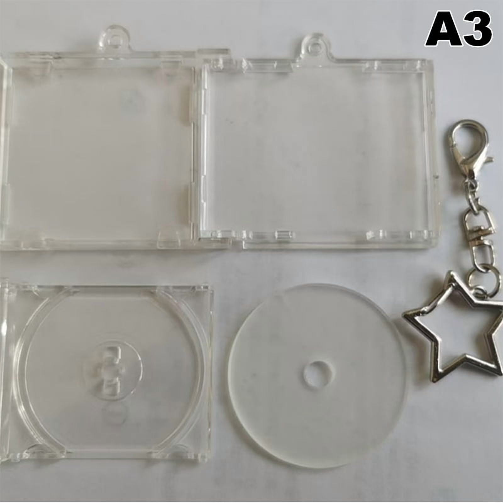 Blank Album Mini CD Case Keychain CD Player Keyring Peripheral ...