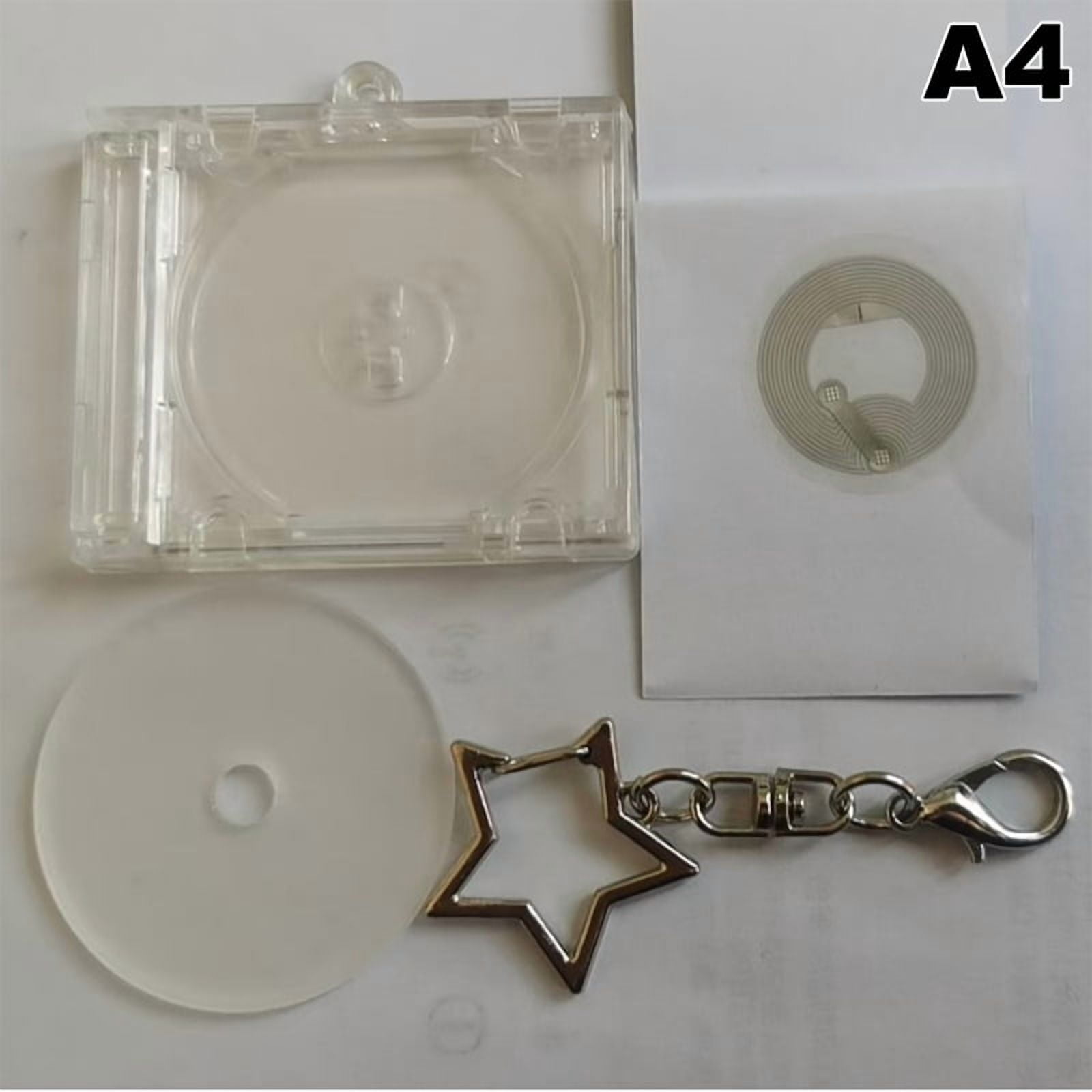 Blank Album Mini CD Case Keychain CD Player Keyring Peripheral ...
