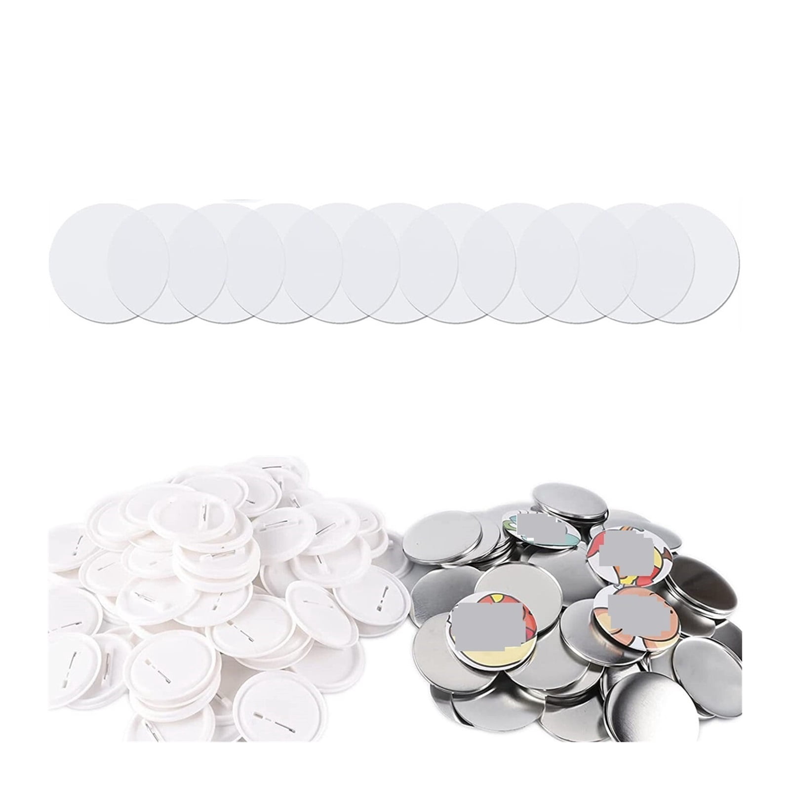 Blank Badge Button Parts,25MM-58MM DIY Pin Badges Set Button Maker ...