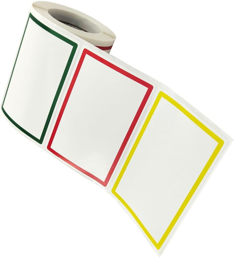 Blank Baking Stickers 1 Roll Adhesive DIY Name Labels Stickers Blank ...