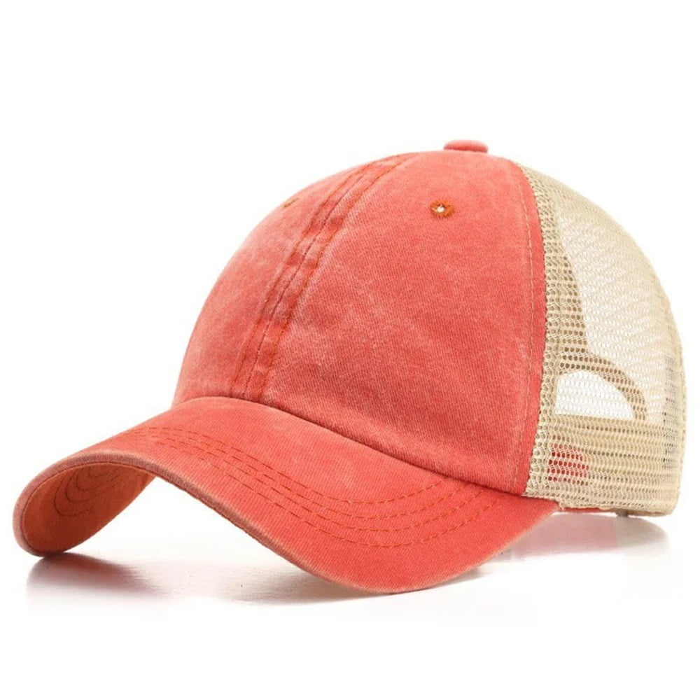 Blank Baseball Cap For Men Summer Breathable Mesh Hat Women Vintage ...