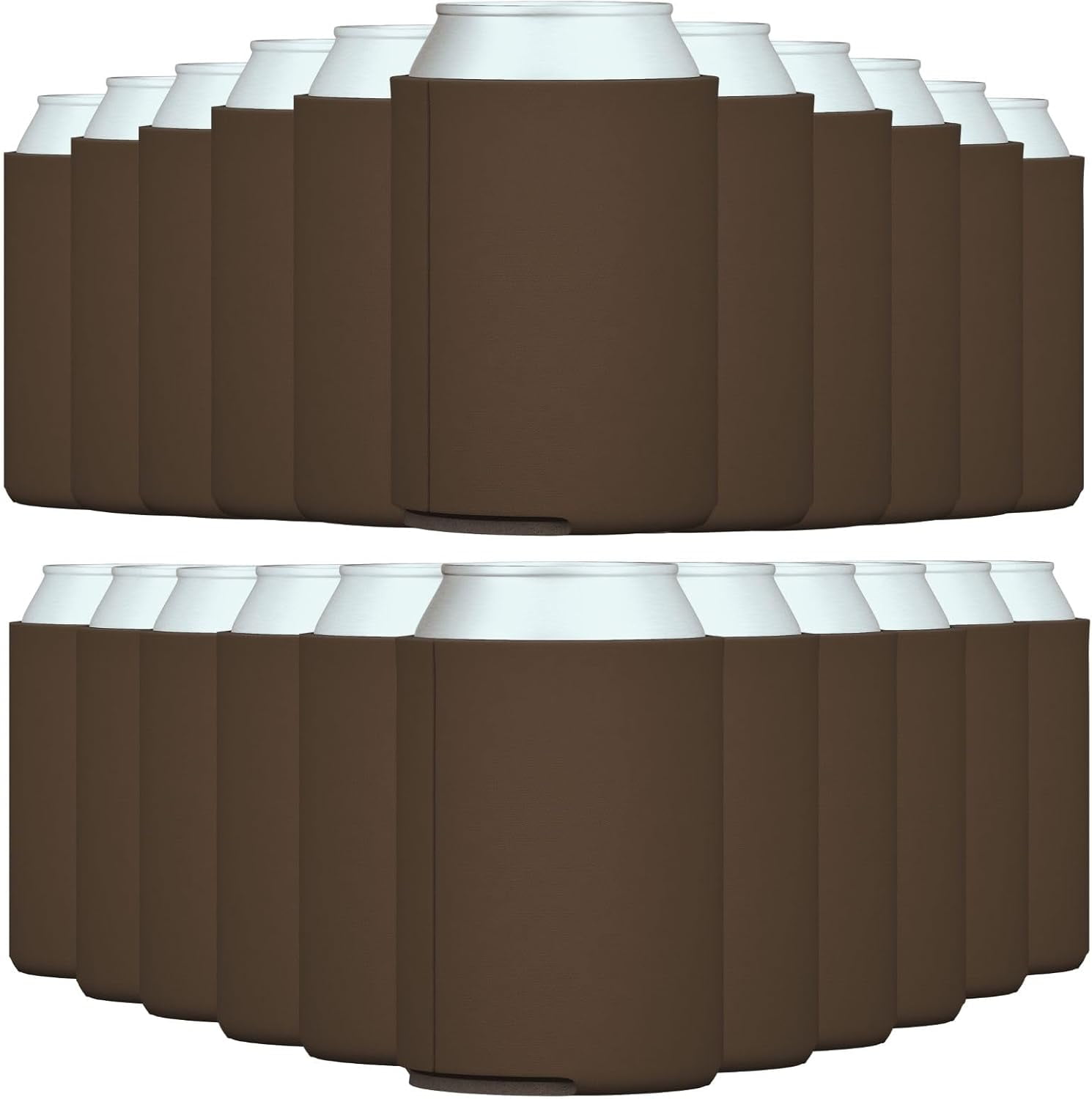 Blank Beer Can Cooler Sleeves (50-Pack) Bulk Sublimation Blanks for ...