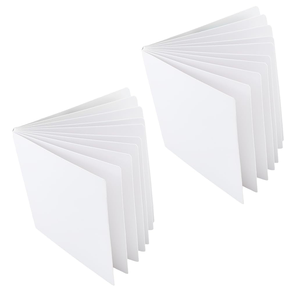 Blank Board Book 10 Sheets Square Paper Drawing Board Hardcover Blank ...