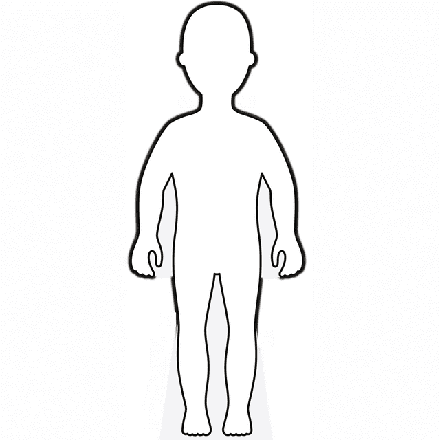 Blank Body (Child) Lifesize Cardboard Cutout Standee - Walmart.com