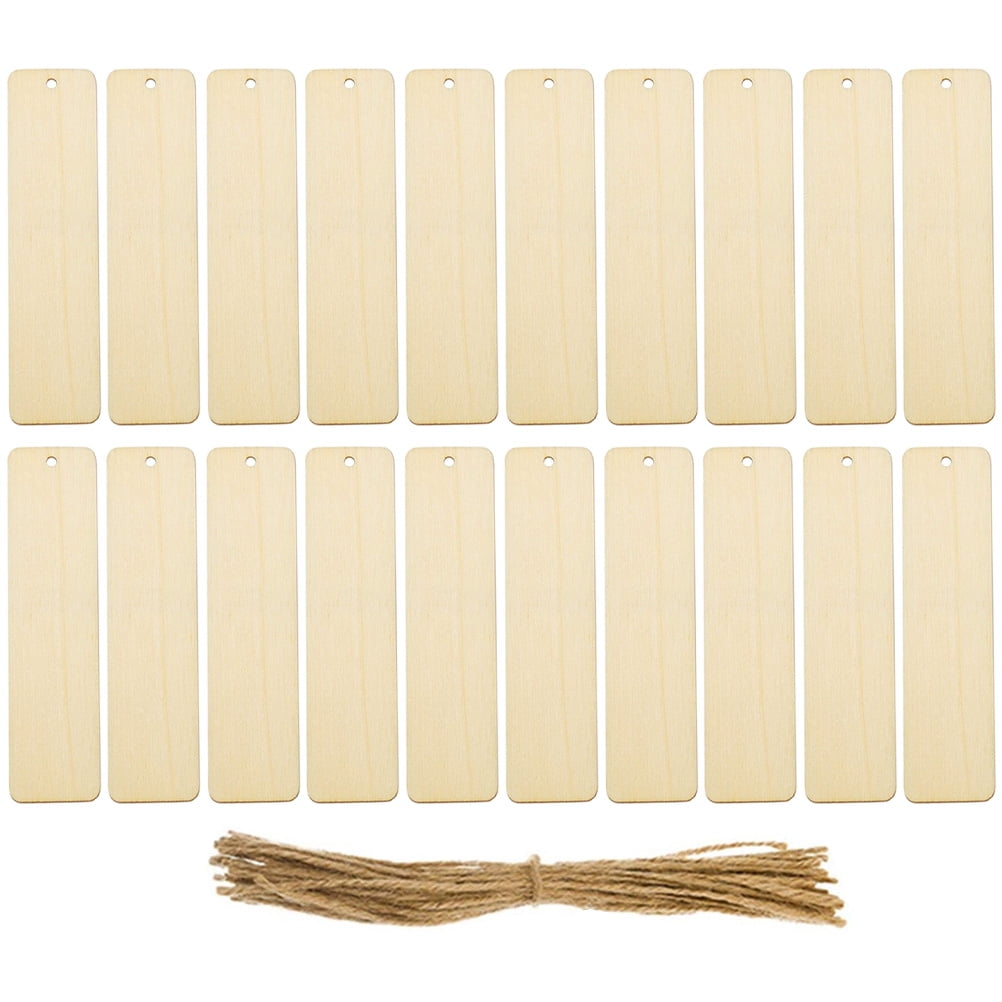 Ifundom Beige Wooden Bookmarks for Students, Teachers, and Craft ...