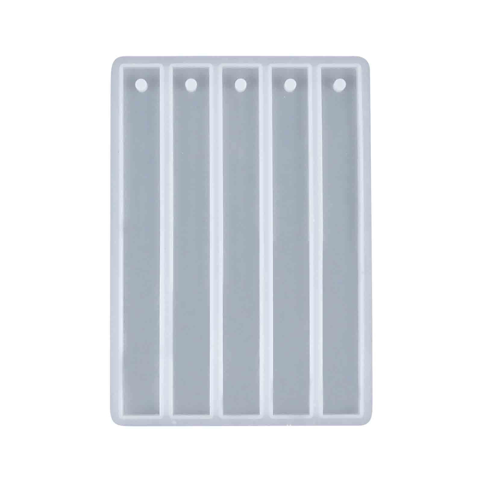 Blank Bookmarks Bulk,Clear Acrylic Craft Bookmarks, Rectangle Shape DIY ...