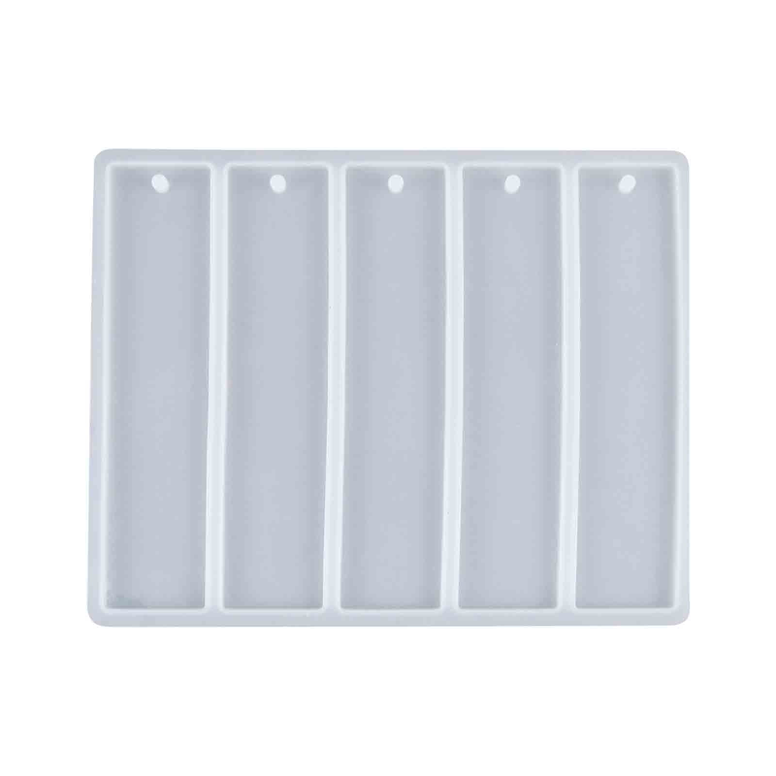 Blank Bookmarks Bulk,Clear Acrylic Craft Bookmarks, Rectangle Shape DIY ...