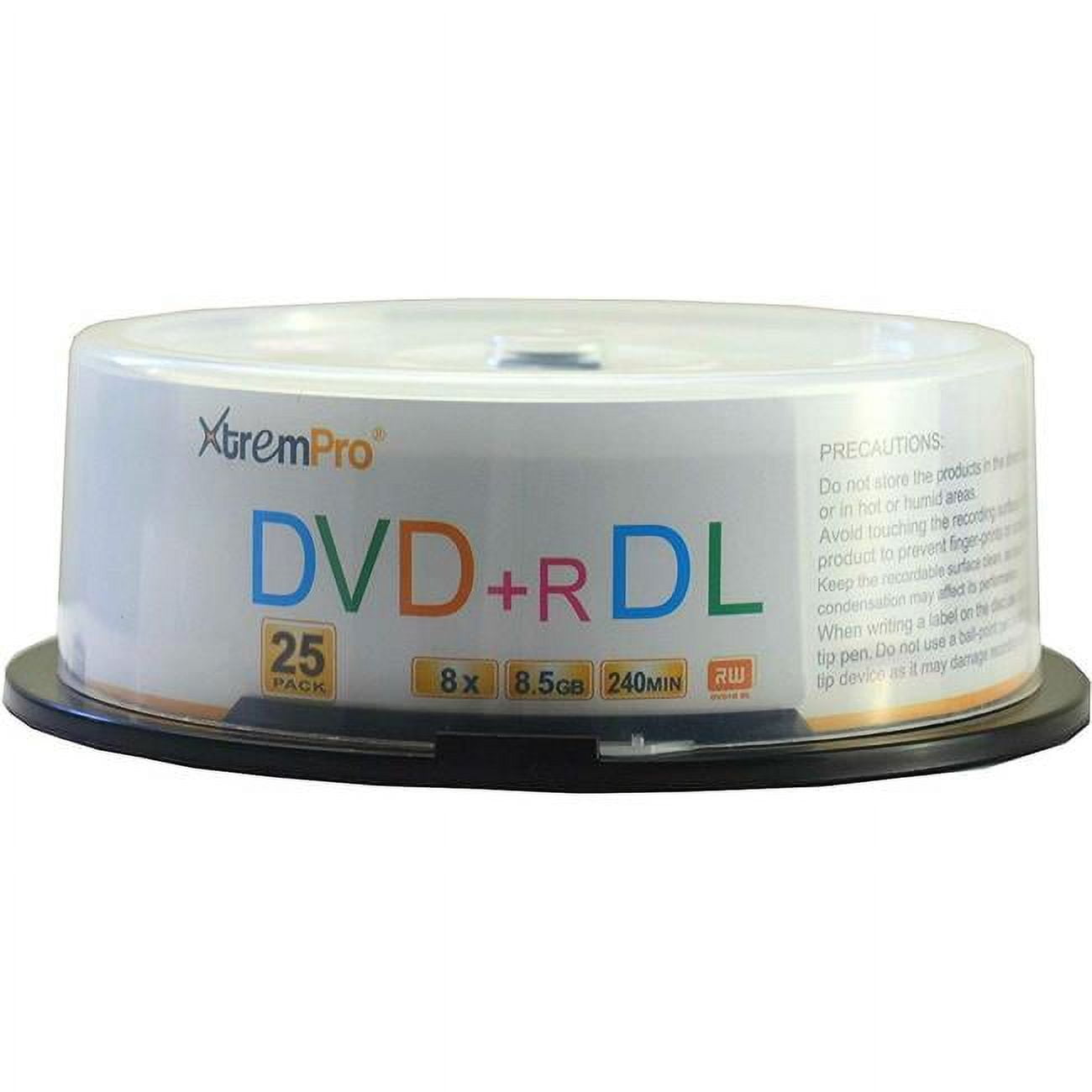 Blank CD DVD+R DL 8X 8.5GB 240 Minutes Recordable White Inkjet ...