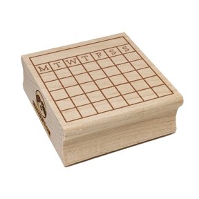 Goals Weekly Habit Tracker Grid Fill-In Square Rubber Stamp Stamping ...