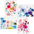 Blank Cards Assortment, Painted Flowers (48 Cards with Envelopes ...