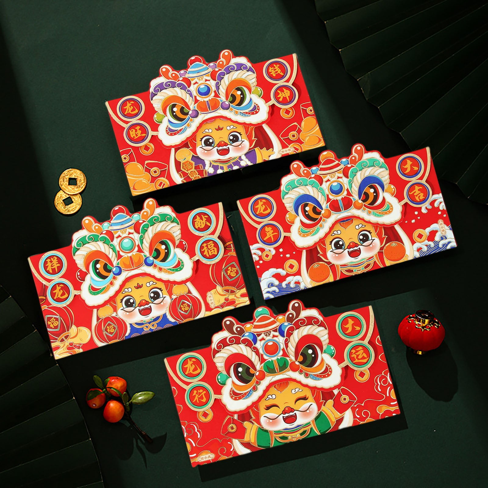 Blank Cards Bulk with Envelopes Chinese New Year Red Envelope 2024 ...