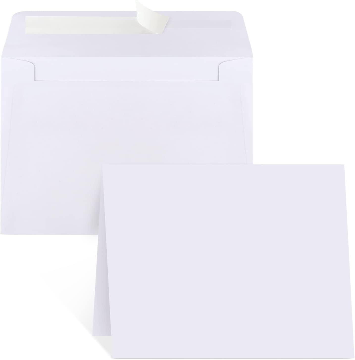 Blank Cards and Envelopes 4x6, 30 Pack White Invitation Cardstock with ...