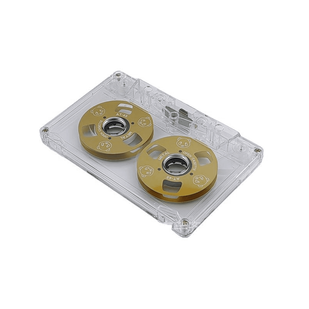 Blank Cassette Double-Sided Metal Bear Small Open Blank Cassette Tape ...