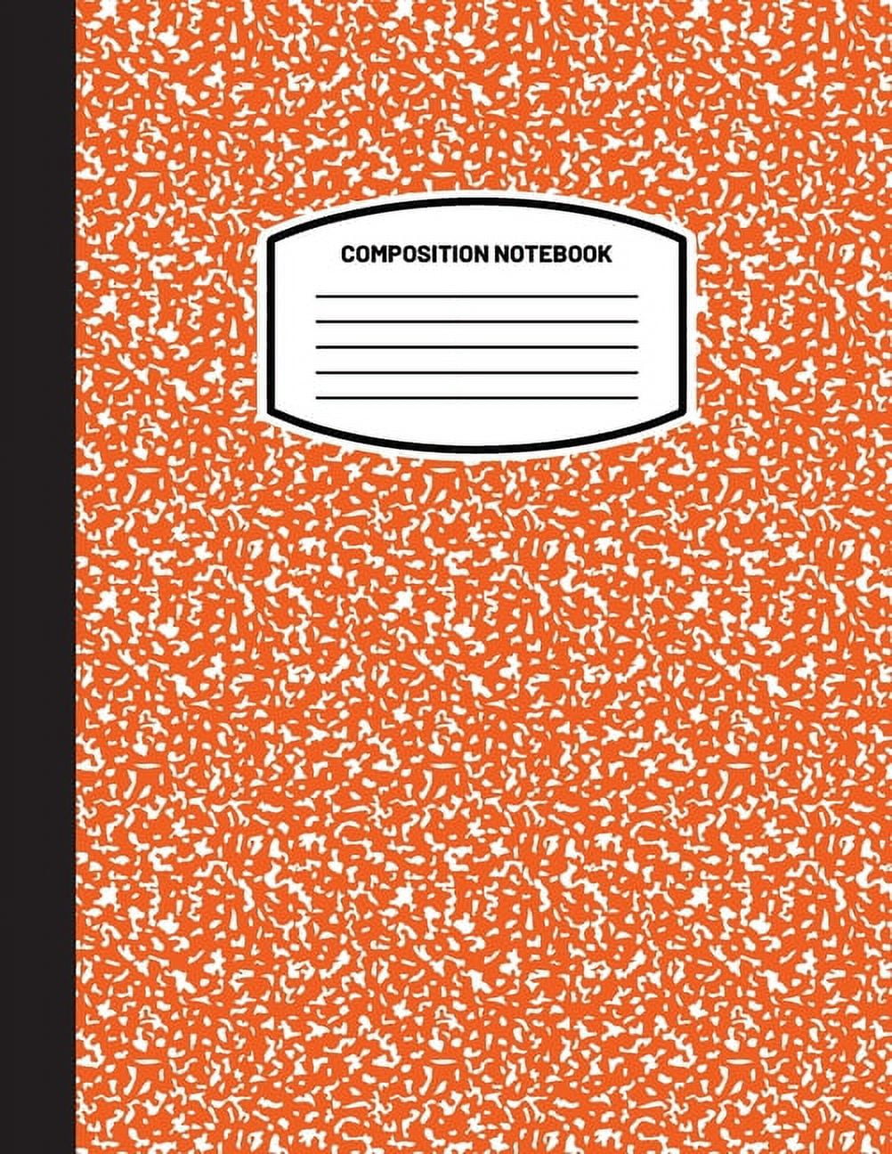 Blank Classic Wide Rule Composition Notebooks, 85in x 11in, Orange, 100 ...
