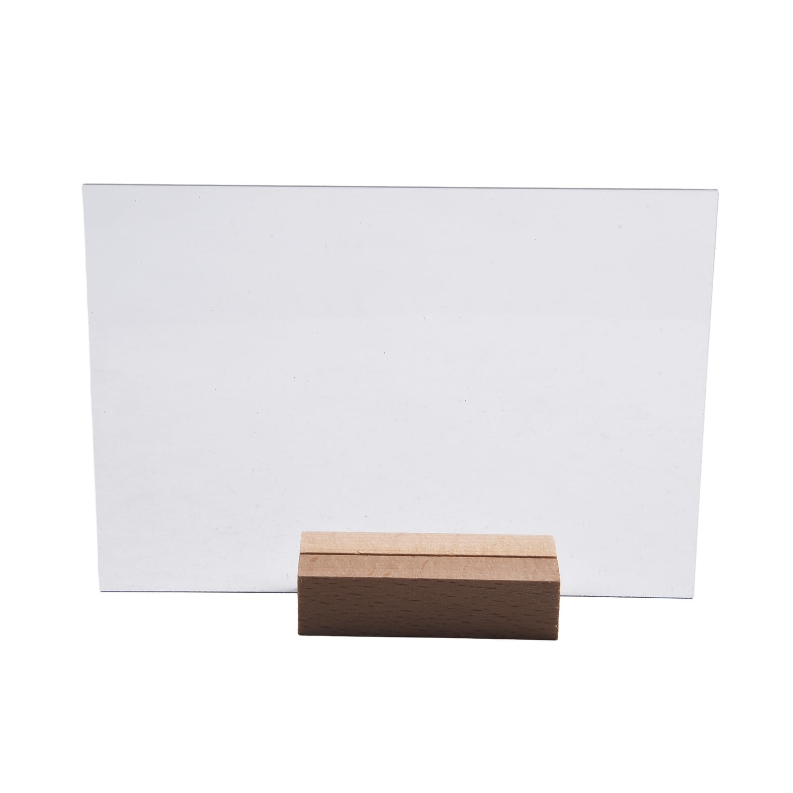 Blank Clear Acrylic Table Sign Reception Stand Wedding Display Plaque ...