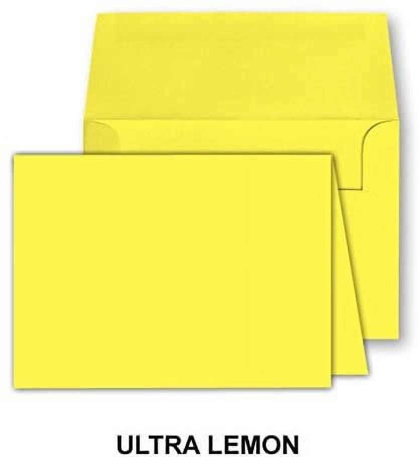 Blank Color Greeting Fold Over Cards Uncoated, 4 1/2 X 6 Inches Cards ...