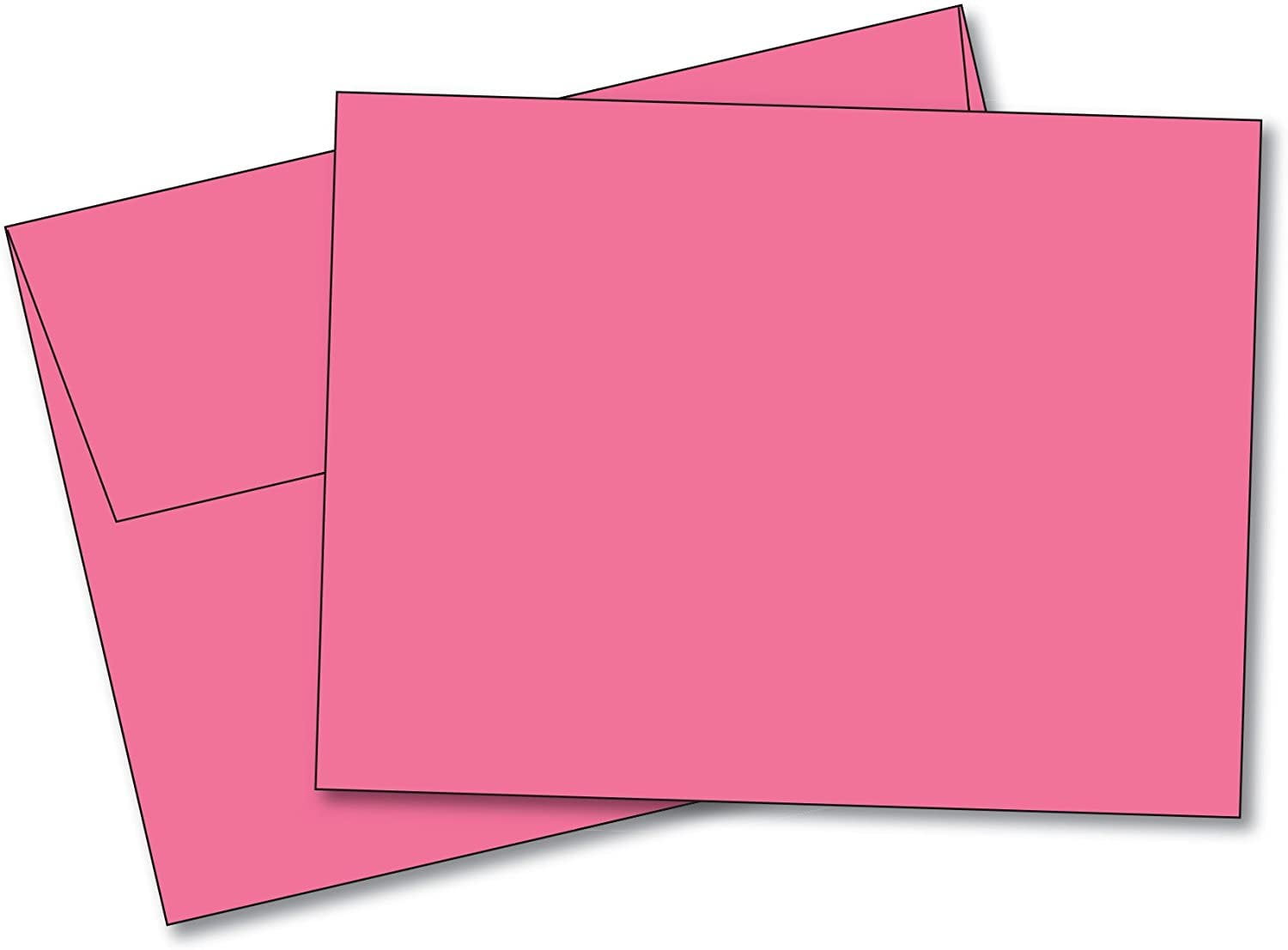 Blank Color Note Cards Uncoated, 4 1/2 X 6 Inches Cards - 40 Cards and ...