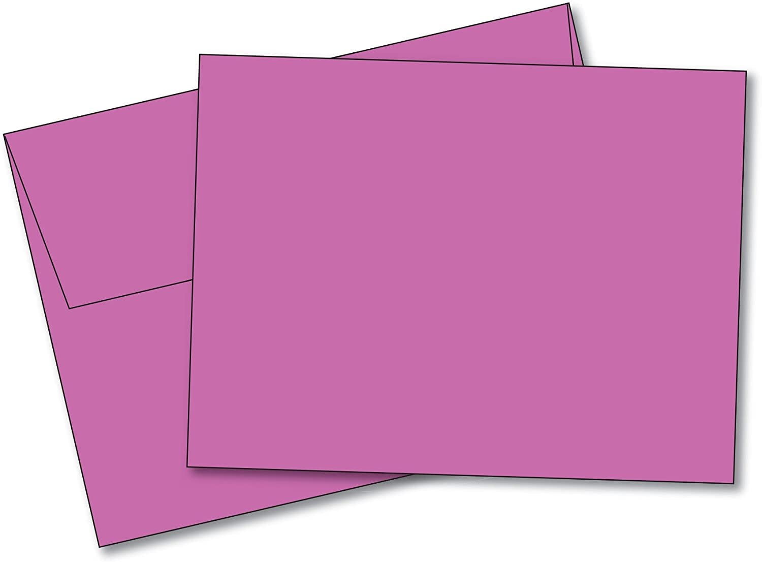 Blank Color Note Cards Uncoated, 4 1/2 X 6 Inches Cards - 40 Cards and ...