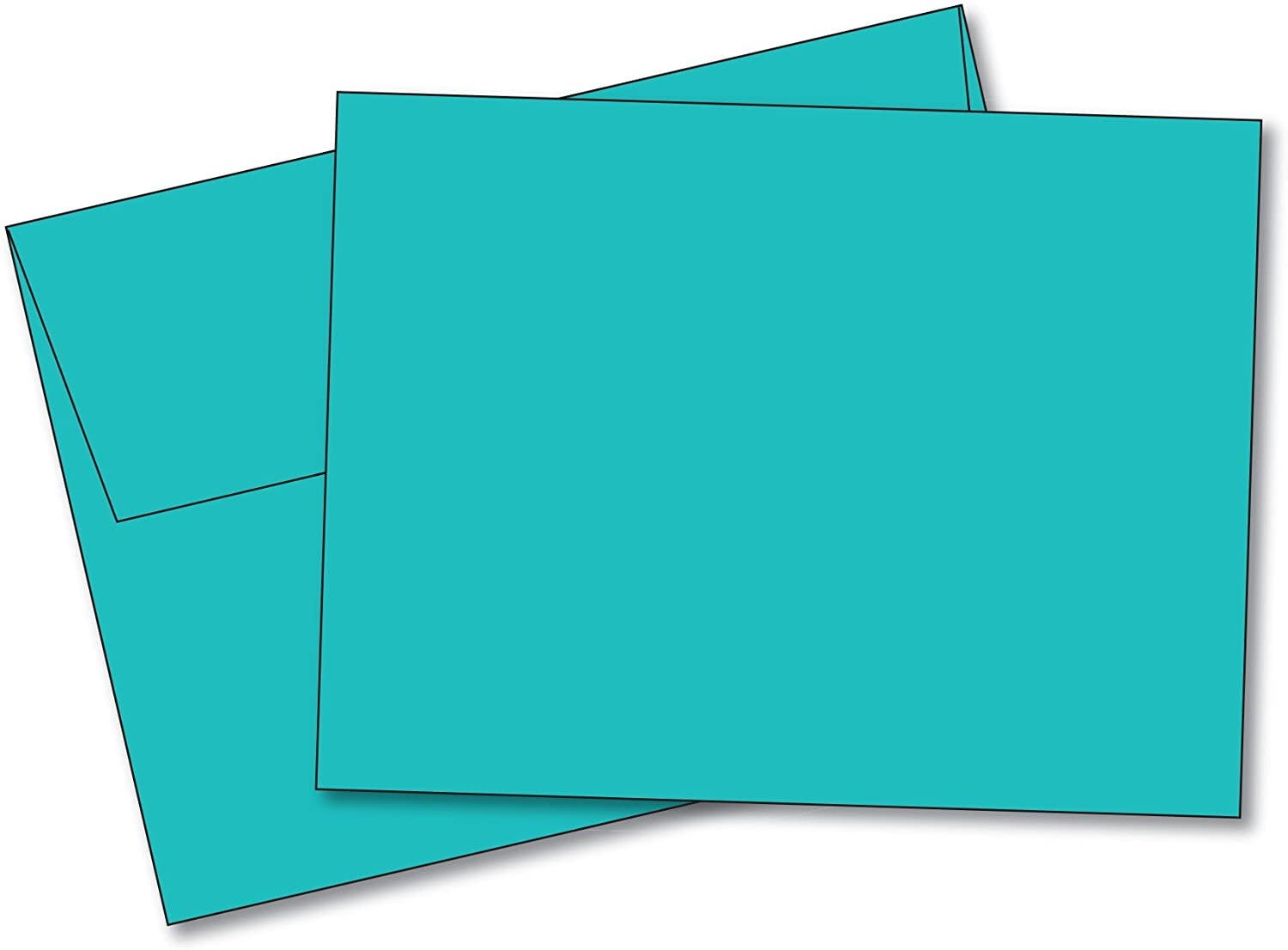 Blank Color Note Cards Uncoated, 5 x 7 Inches Cards - 40 Cards and ...