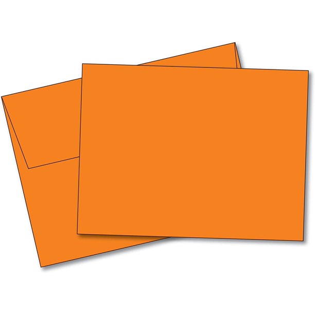 Blank Color Note Cards Uncoated, 5 x 7 Inches Cards - 40 Cards and ...