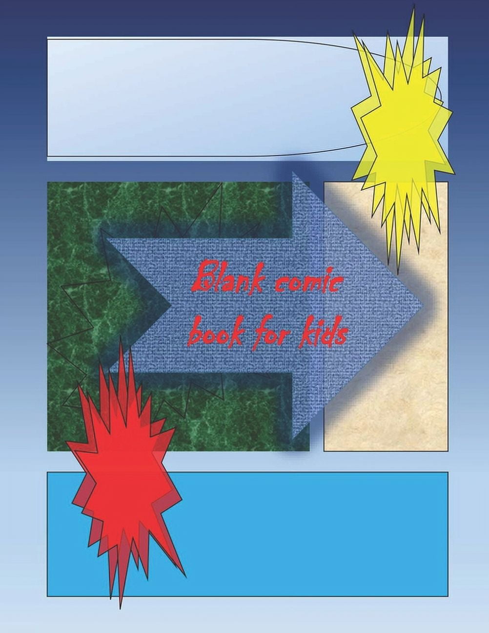 Blank Comic Book Comic Sketch Book Create Your Own Comic Book With