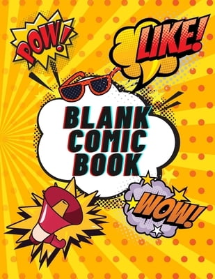 Blank Comic Book Create Your Own Comics Gande Kids Publishing Paperback ...