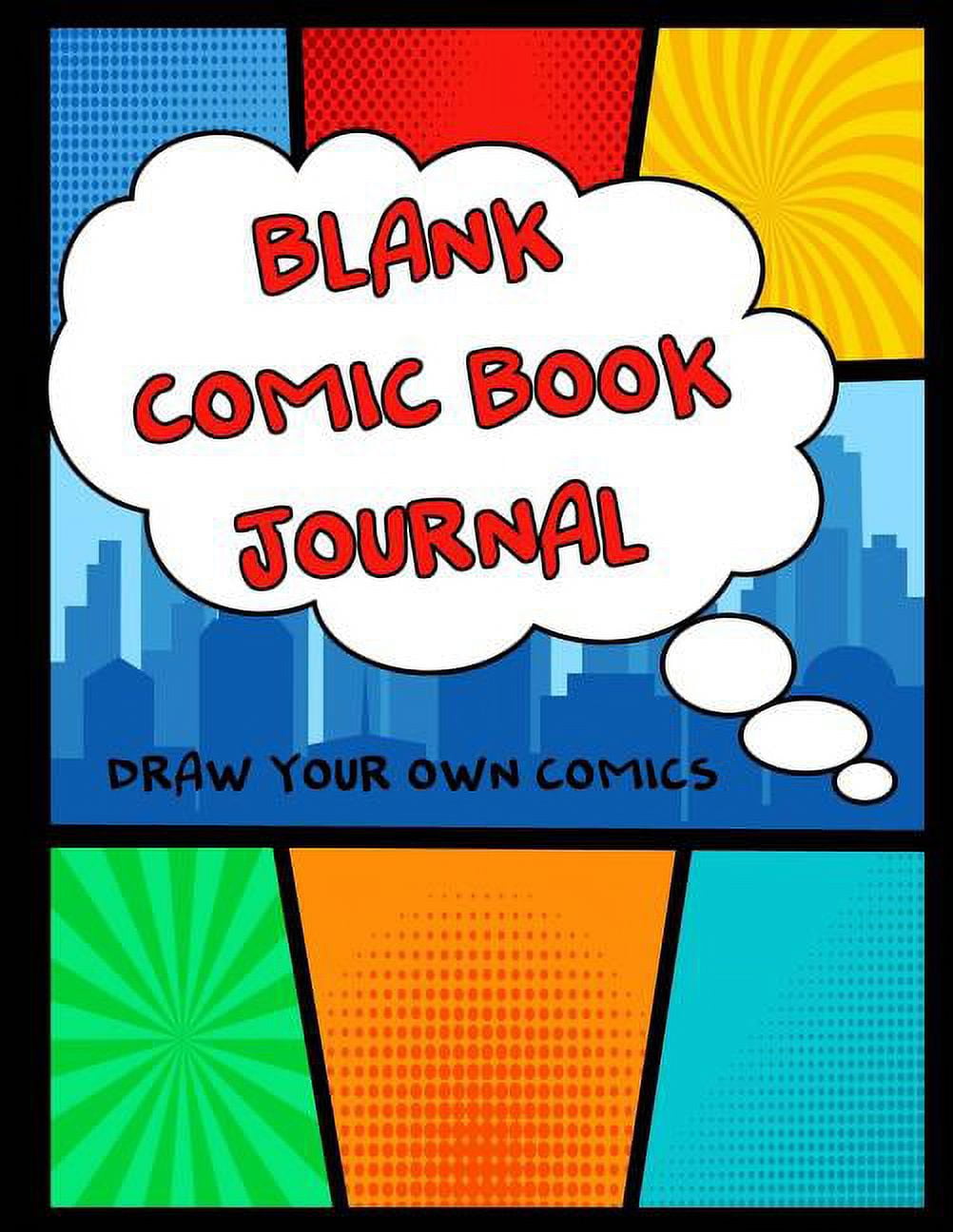 Blank Comic Book Journal : Draw Your Own Comics - Walmart.com