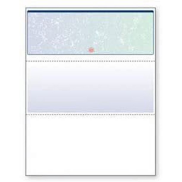 Blank Computer Checks for Laser & Ink Jet Printers, Pack of 100 Sheets ...