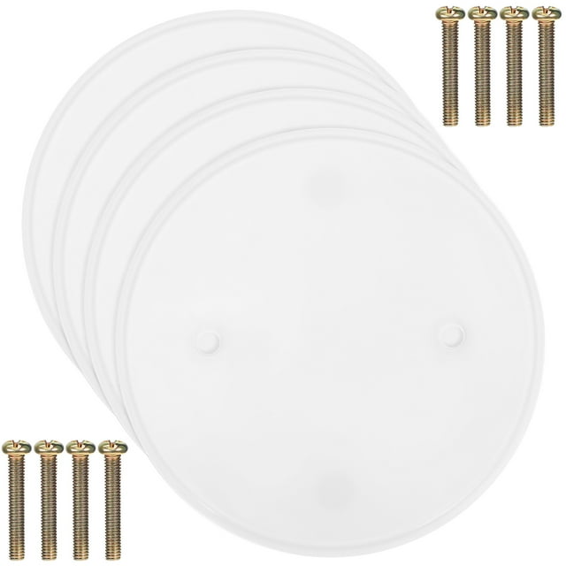 Blank Cover Wall Plate,4Pcs Ceiling Hole Covers Round Covering Plates ...