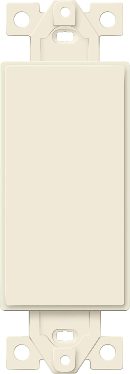 Blank Decorator Wall Plate Insert, 1 Gang Blank Rocker Outlet Adapter ...