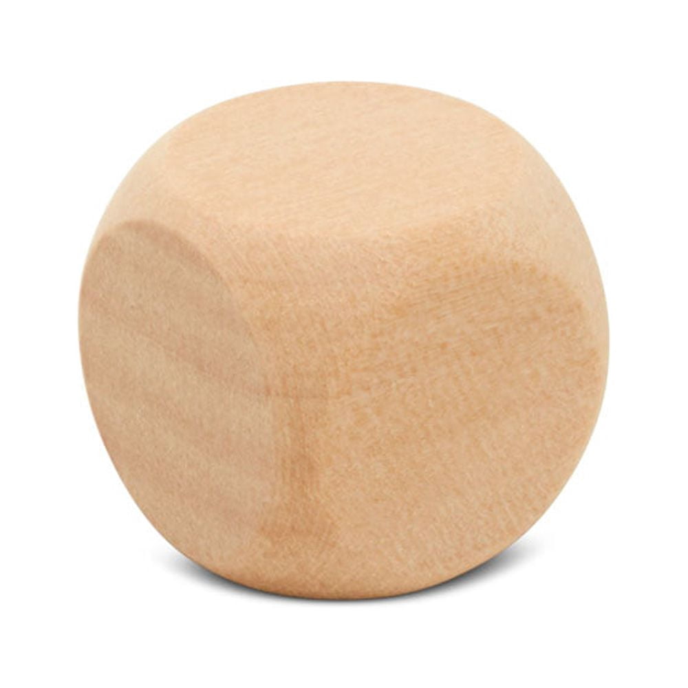 Blank Dice 3/4 inch x 3/4 inch, Pack of 50 Unfinished Blocks, Small ...