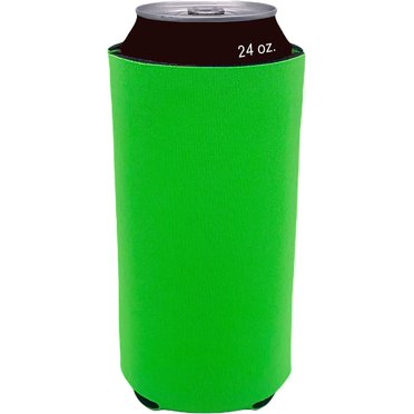 Blank Thick Foam Old School Can Cooler (6 Pack, Royal Blue) - Walmart.com