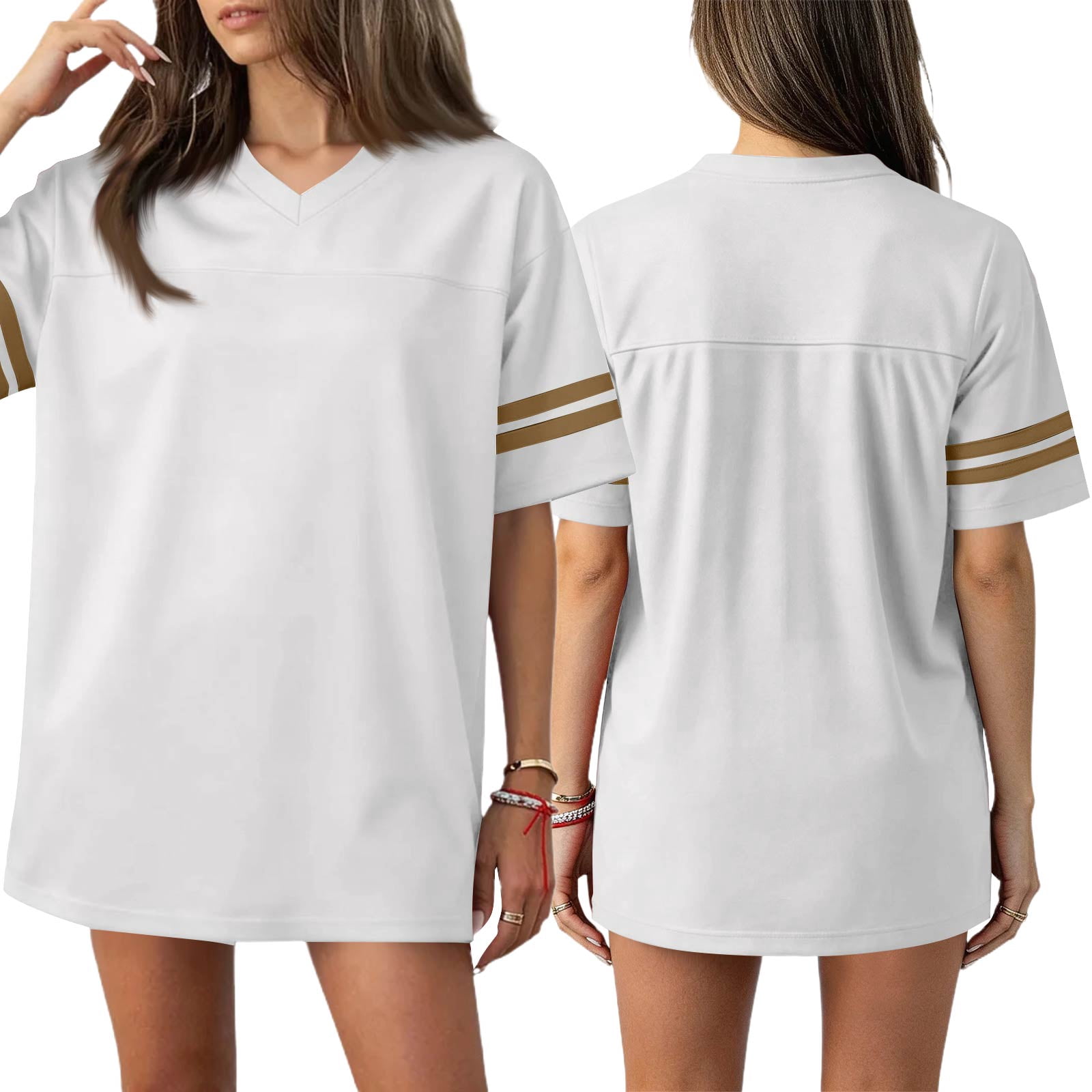 Blank Football Jerseys for Men Women Plain Athletic Casual Tops Unisex ...