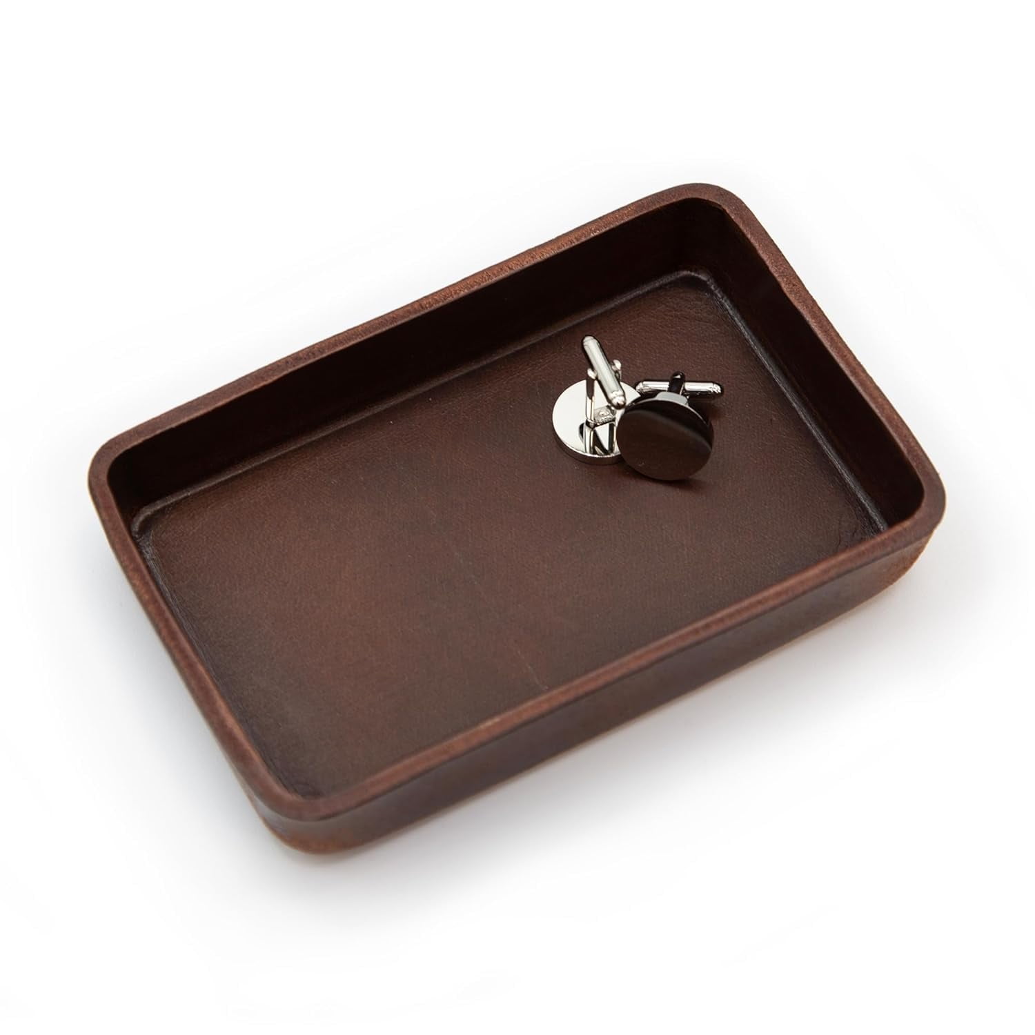 Blank Hard Valet Tray (Brown Small) - Vegetable Tanned Hard Leather ...