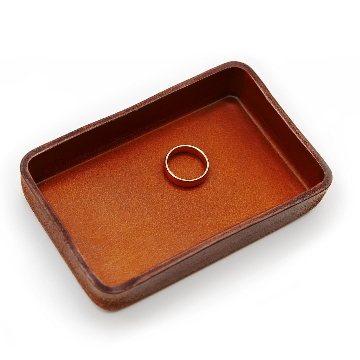 Blank Hard Valet Tray (Tan Small) - Vegetable Tanned Hard Leather ...