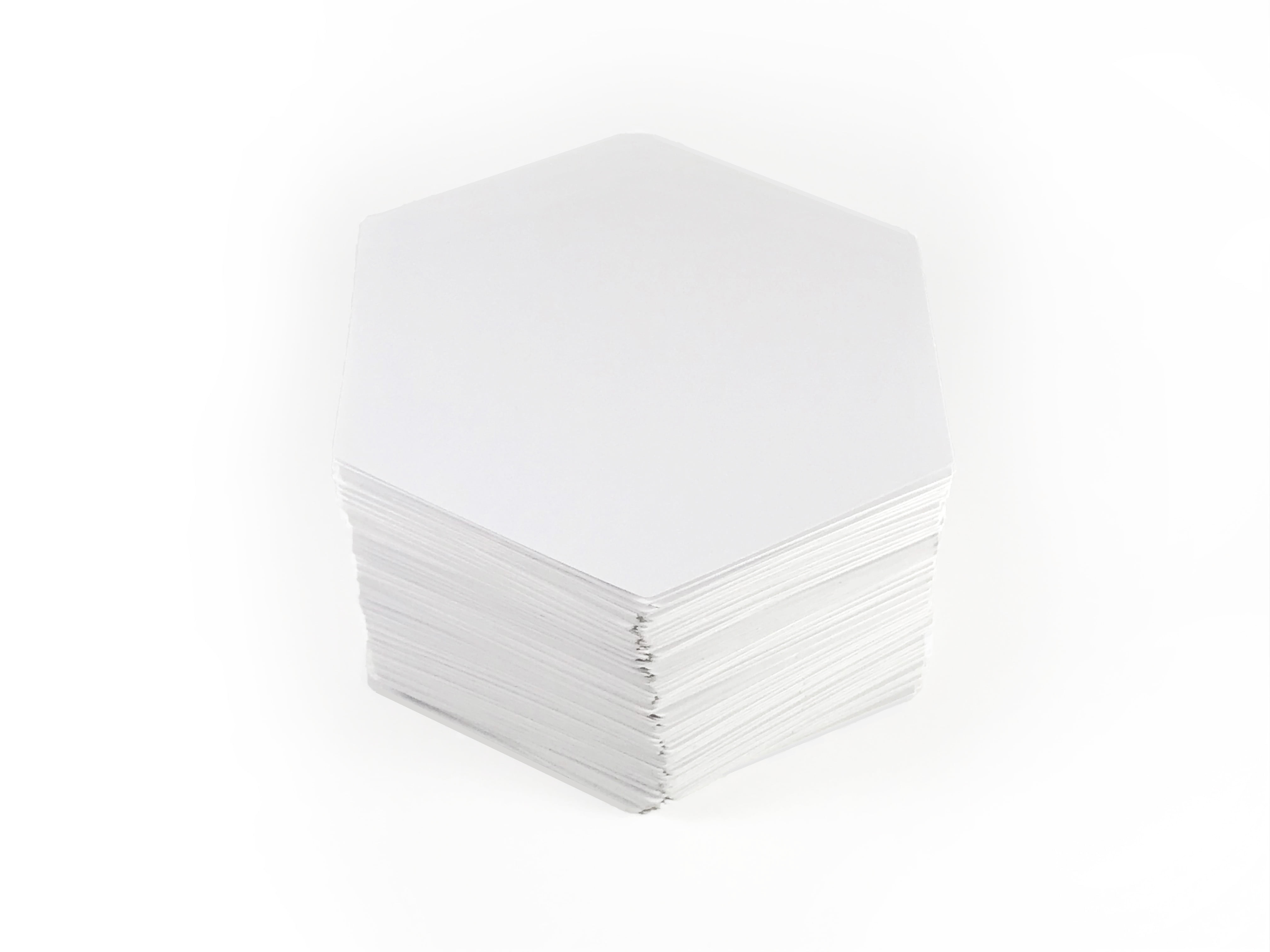 Blank Hexagon Playing Cards (Matte Finish) 3.25" x 3.75", 120 Blank ...