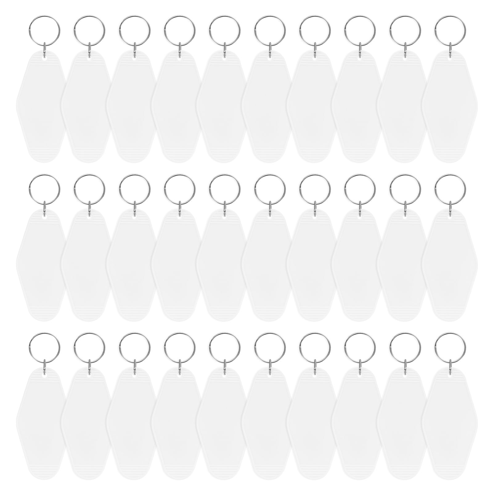 Blank Hotel Keychain Tags [30PCS] - Plastic Rhombus Blank Motel ...