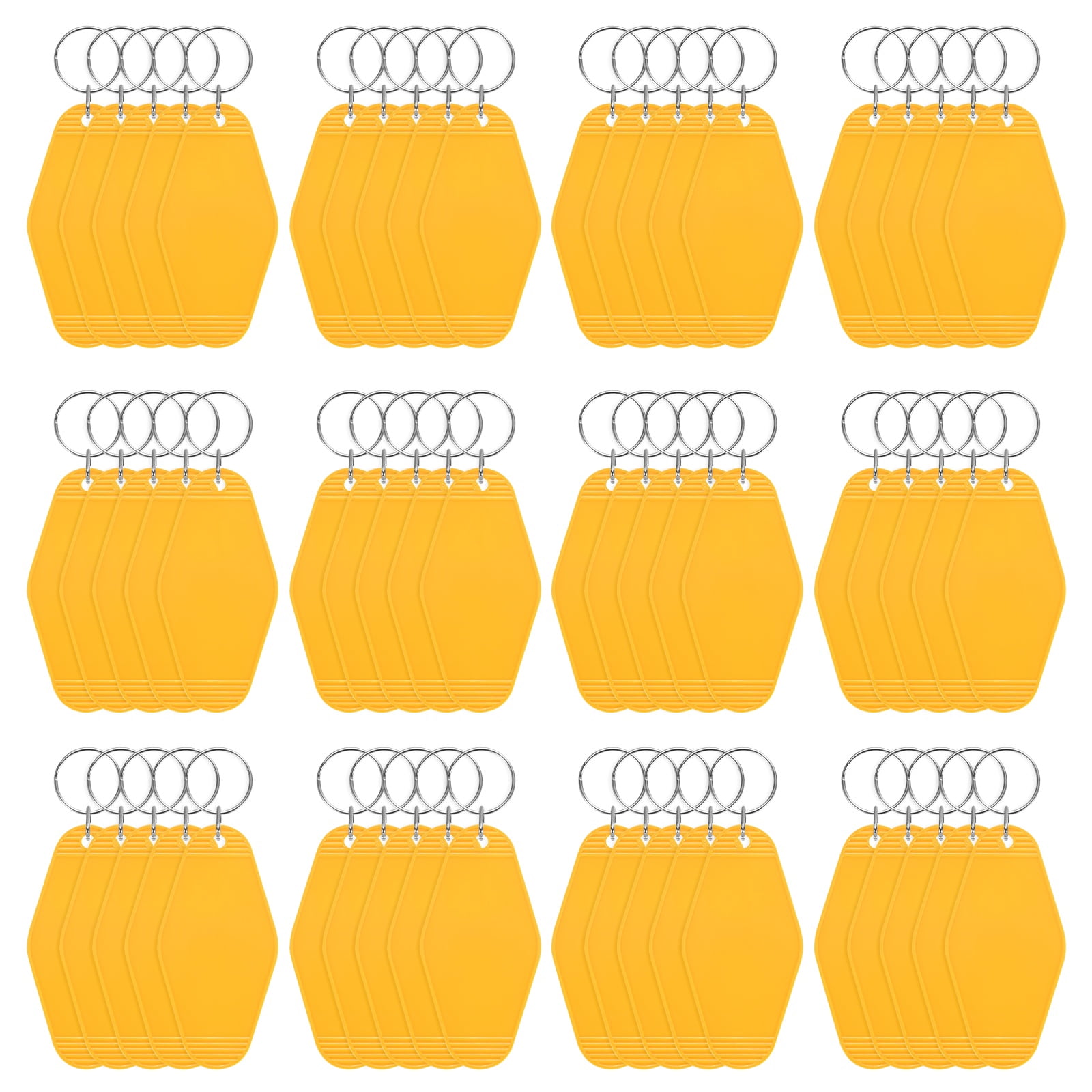 Blank Hotel Keychain Tags [60PCS] - Plastic Rhombus Blank Motel ...