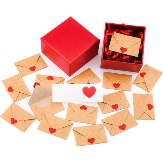 Blank I love you Valentines day Cards and Envelopes – Mini with Love ...